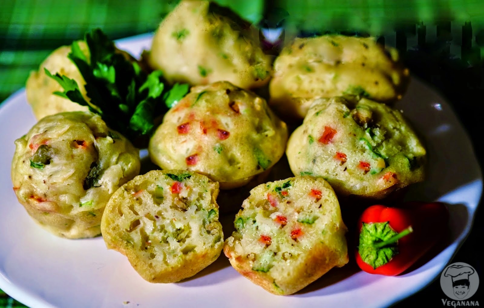 Muffin Salgado ~ Savory Vegetable Muffins | Receita rápida e simples de ...